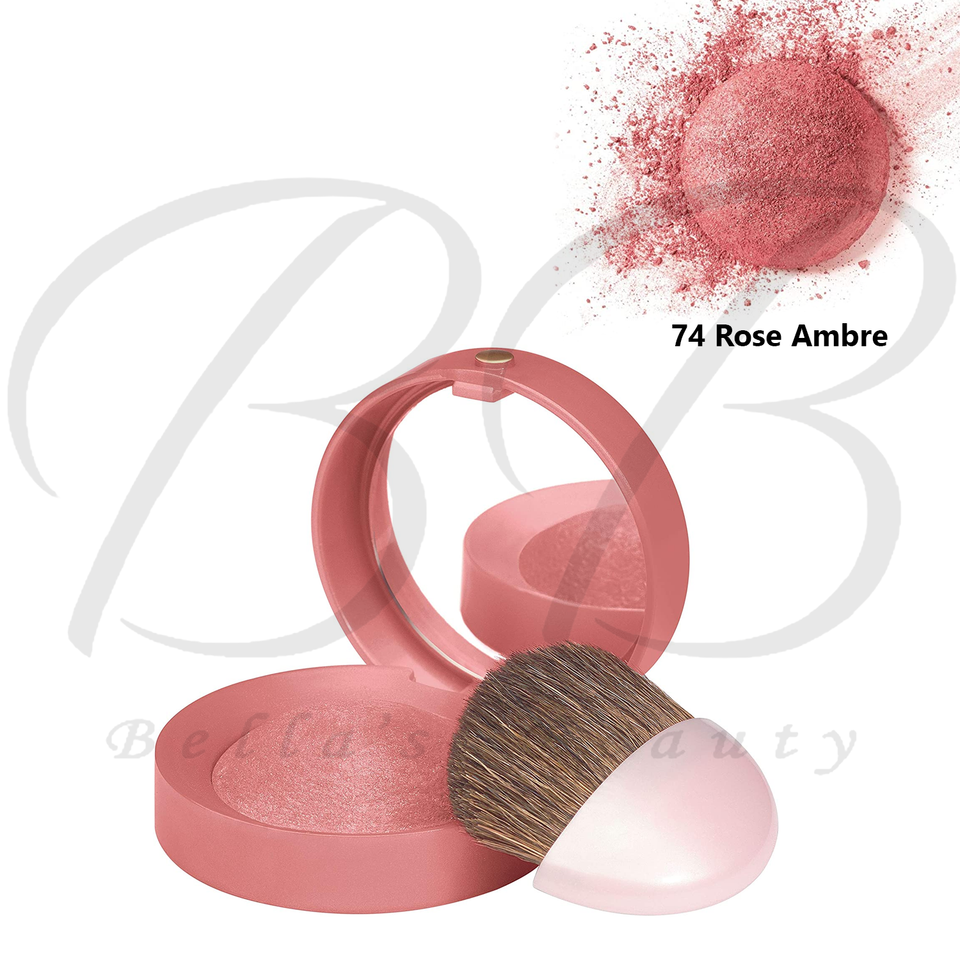 BOURJOIS Little Round Pot Blush Blusher with Mirror and Brush *ALL ...