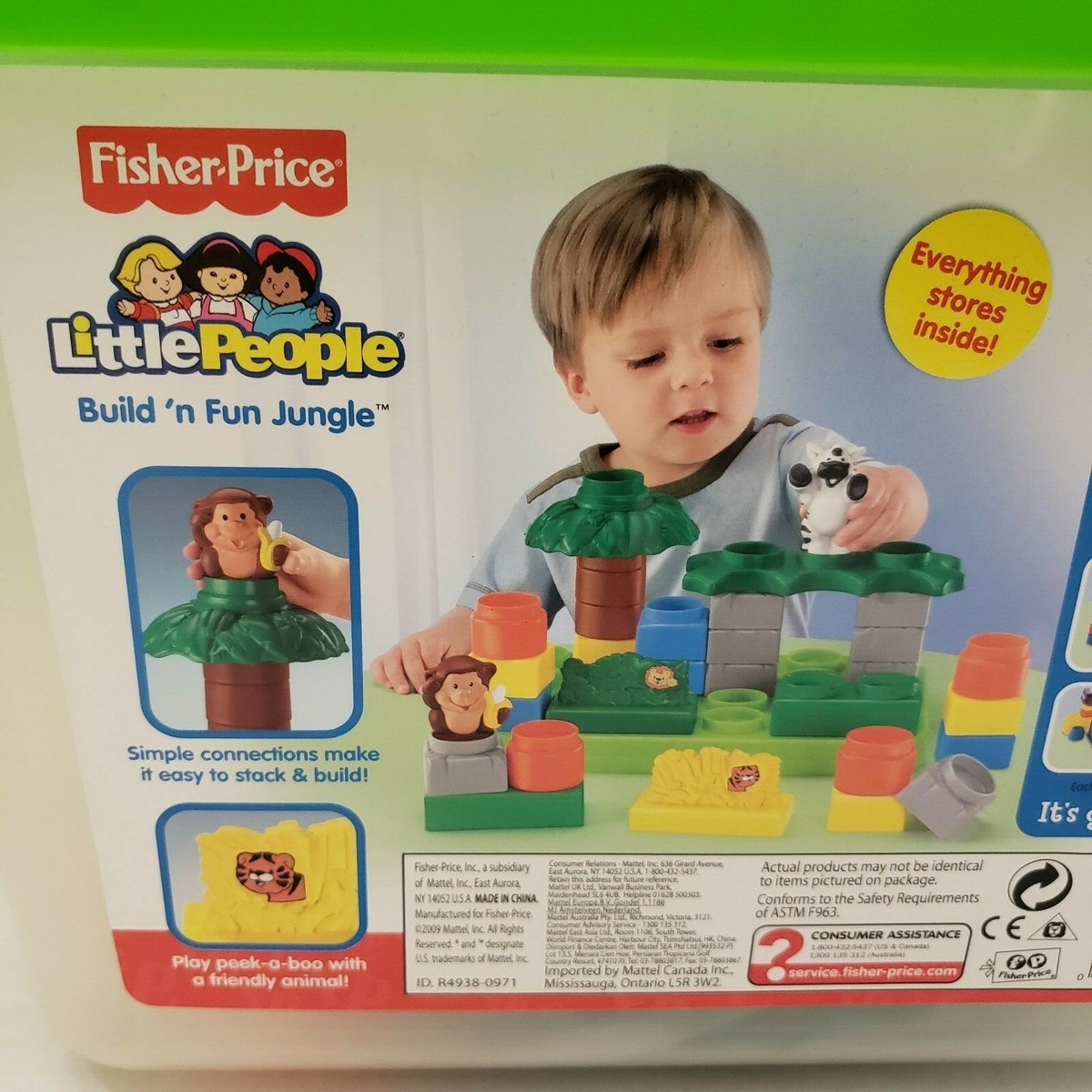 Fisher Price A Jungle Of Fun New Fisher Price Little People Build 'N