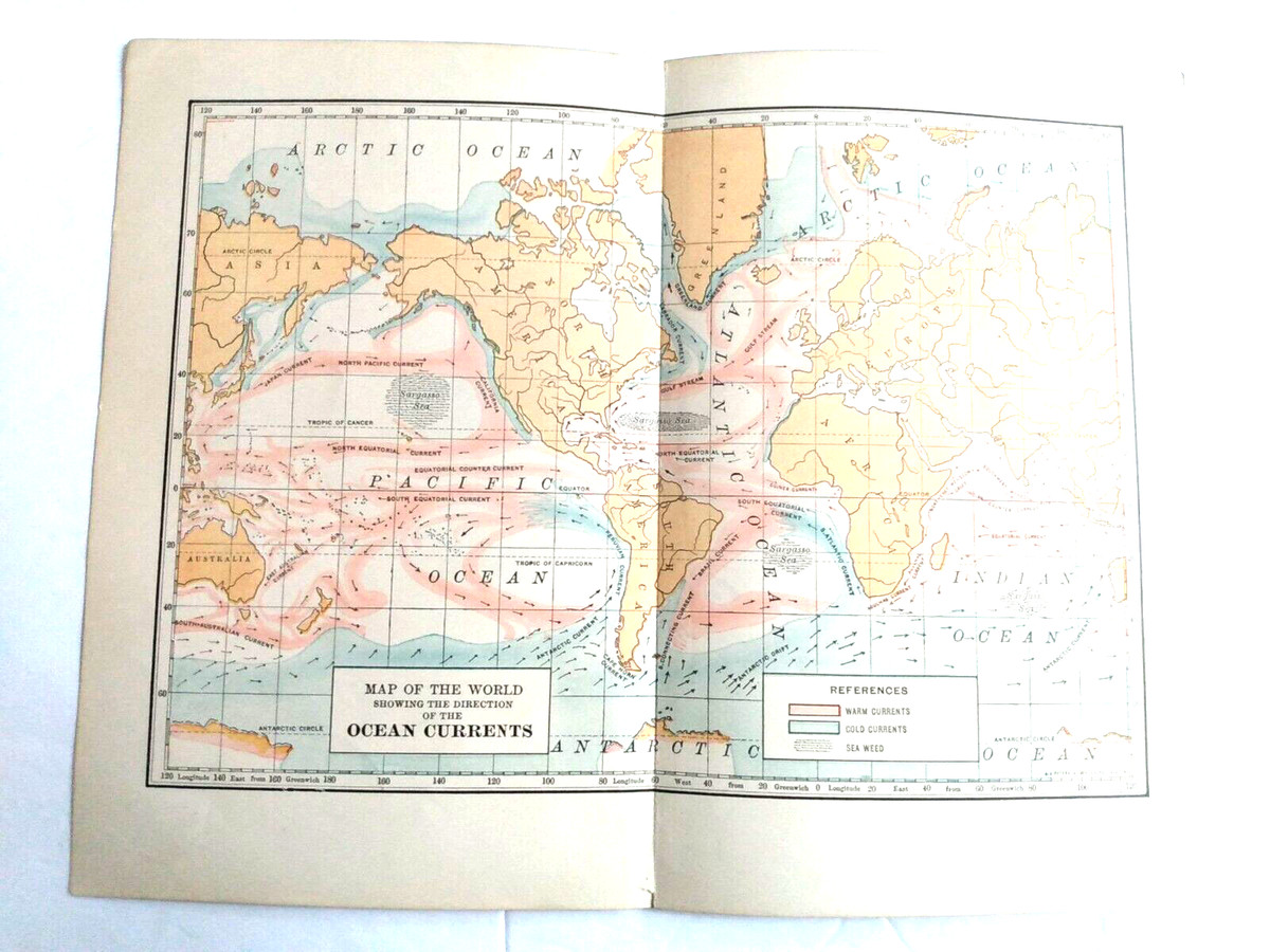 World Map Ocean Currents
