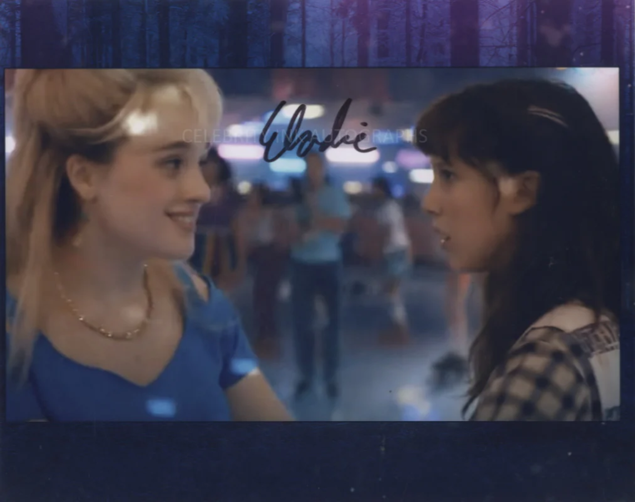 ELODIE GRACE ORKIN as Angela - Stranger Things GENUINE SIGNED AUTOGRAPH ...