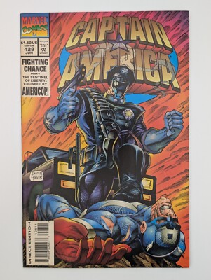 Captain America #428 1st Americop VF/NM (Marvel Comics June 1994) | eBay