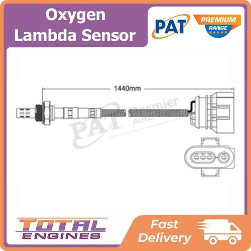 PAT Premium Oxygen Lambda Sensor fits Audi A4 B5 1.8L 4Cyl AEB | eBay ...