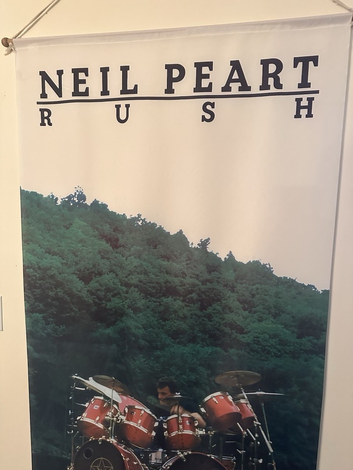 NEIL PEART RUSH Tama Drums PROMOTIONAL BANNER 1982 | eBay