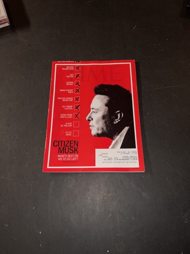 Time Magazine December 9 2024 Elon Musk Cover | eBay