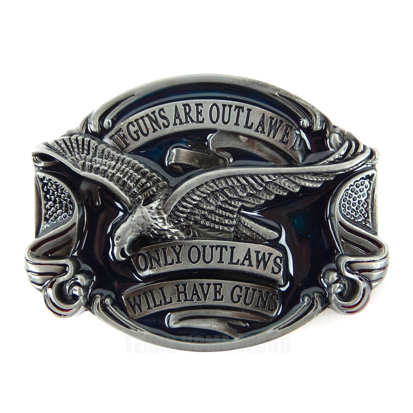 Guns Belt Buckle "If Guns Are Outlawed Only Outlaws Will Have Guns ...