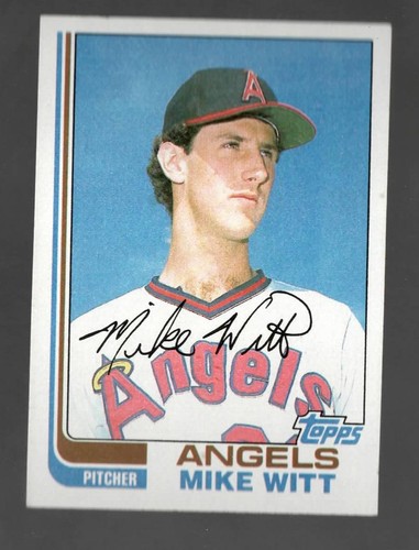 1982 Topps Mike Witt California Angels #744 Excellent | eBay