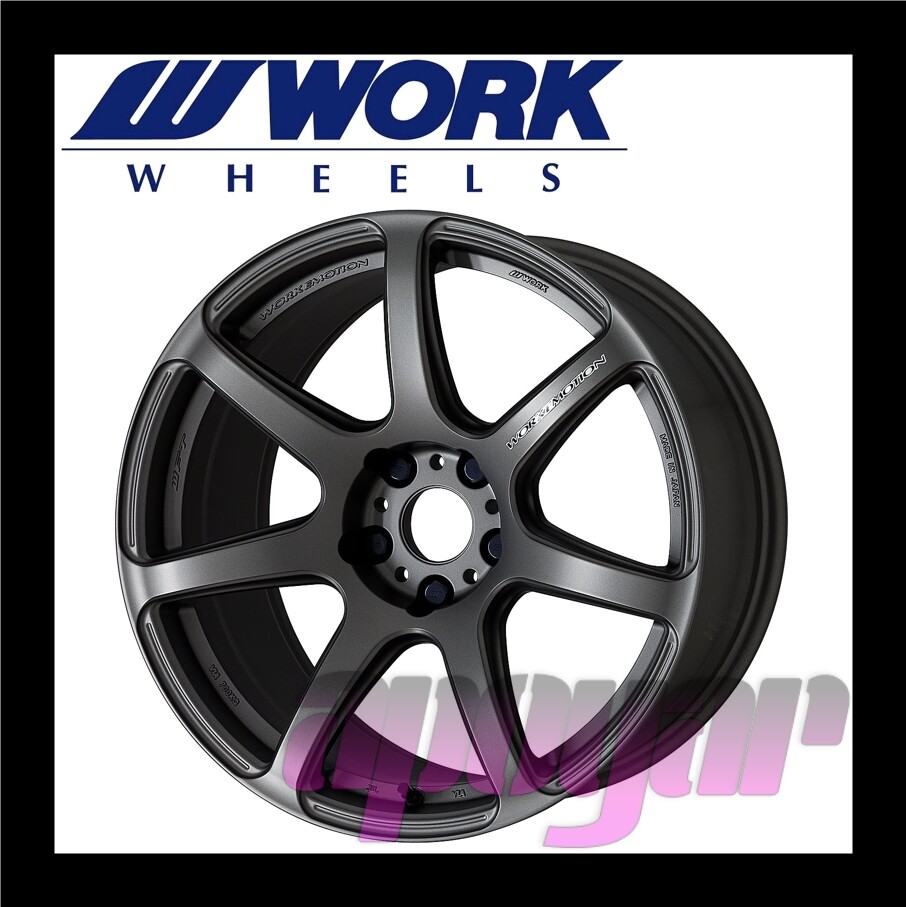 WORK EMOTION T7R WHEEL (1pcs) 18 inch 9.5J 30 114.3 5H Matte Carbon ...