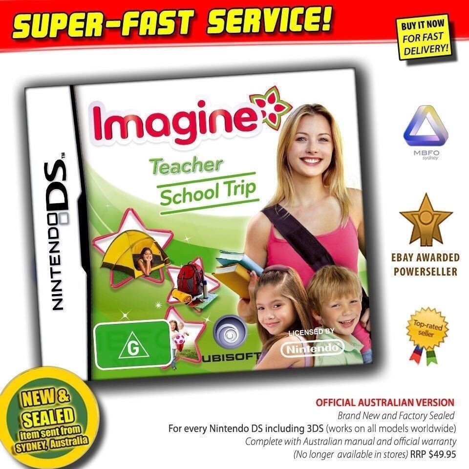 Imagine Teacher School Trip NDS 2DS 3DS XL (NEW) AUSSIE game kids toys ...