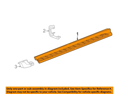 GM OEM 15-20 Escalade Pillars, Rocker Floor Running Board-Running Board ...