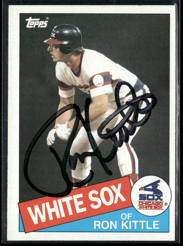 Ron Kittle Signed 1985 Topps IP Auto #105 | eBay