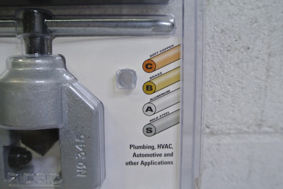 Ridgid 345 , 23332 Screw Type 45* Flaring Tool 3/16"-5/8" | eBay