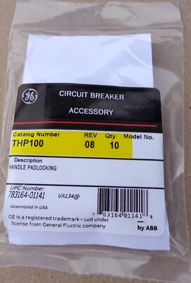 Breaker Lock, 2 Pole General Electric TQB1120 Molded Case Circuit ...