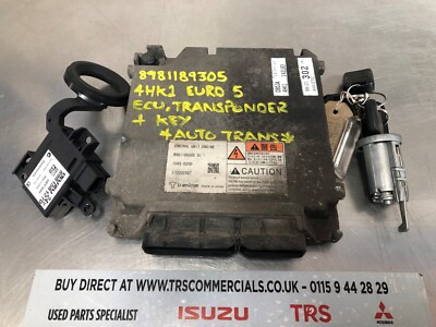 Used Isuzu Truck ECU, Transponder & Key 4HK1 Euro 5 8981189305(1) | eBay UK