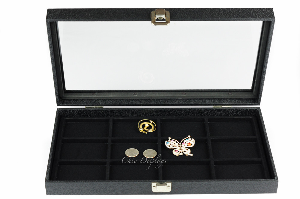 Glass Top Jewelry Box Glass Top Jewelry Tray Showcase Displays Get Any ...