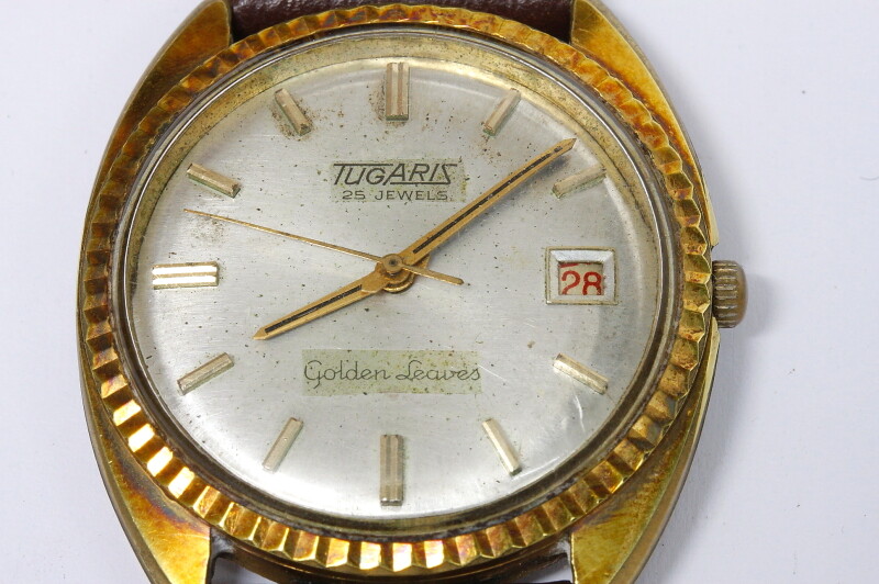Tugaris Golden Leaves 25 jewels vintage watch -8086 | eBay