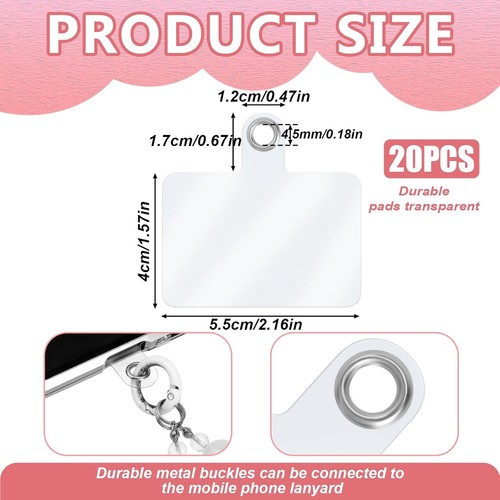 20 Pcs Phone Tether Tab Without Adhesive, Cell Universal... | eBay