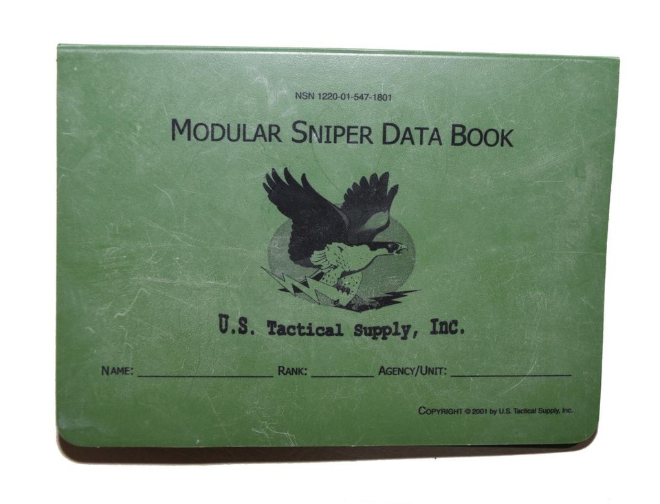 SOF Modular Sniper Data Book & Accessories Kit w/ Tactical Tailor ACU ...