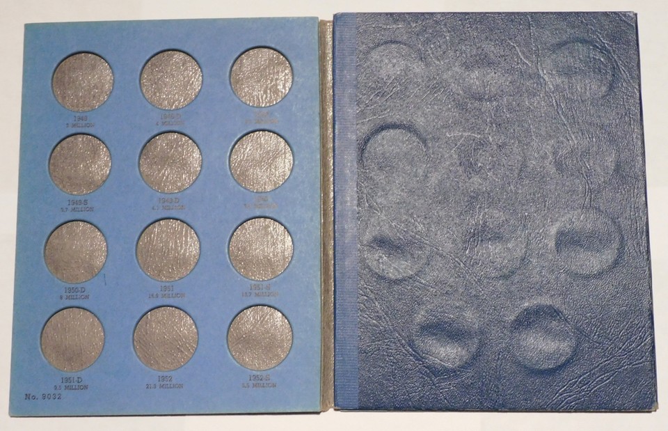 Whitman Folder 9032 - Franklin Halves - Clean condition. See desc. | eBay