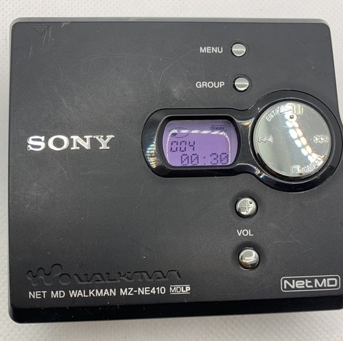 Sony MZ-NE410 Net MD Walkman Recorder Player MiniDisc Portable | eBay