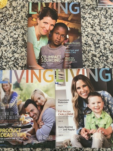 Lot Of 3 Doterra Living Magazine 2014 / 2015 New back issues | eBay