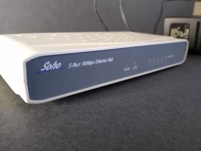 SoHo 5-Port 10Mps Ethernet hub | White | eBay