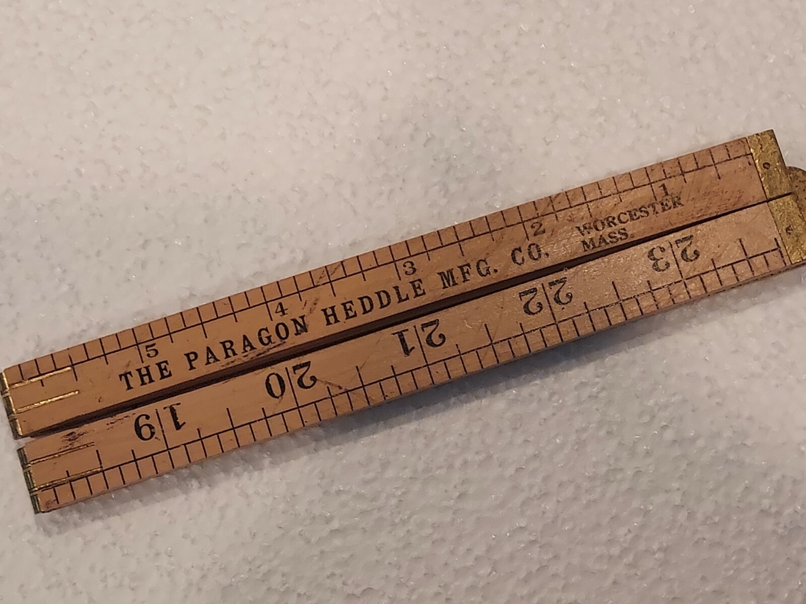 Vintage Lufkin rule co. #651 4 fold ruler good condition advertisement ...