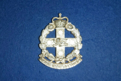 RNSWR HAT BADGE - UNISSUED ANODISED AUSTRALIAN ARMY ROYAL NSW REGT 1980 ...