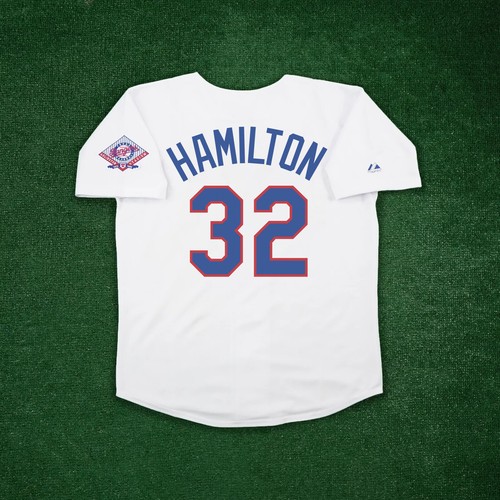 Josh Hamilton 1993 Texas Rangers Cooperstown Men's Home White Jersey w ...