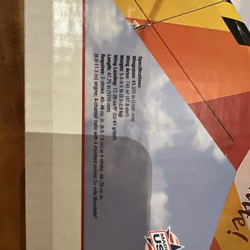 GREAT PLANES - Ultimate Biplane .40 Size RC Kit - 43" Wingspan - New | eBay