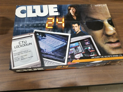Hasbro: Clue 24 Board Game 2009 Uncover the Secrets Inside CTU | eBay