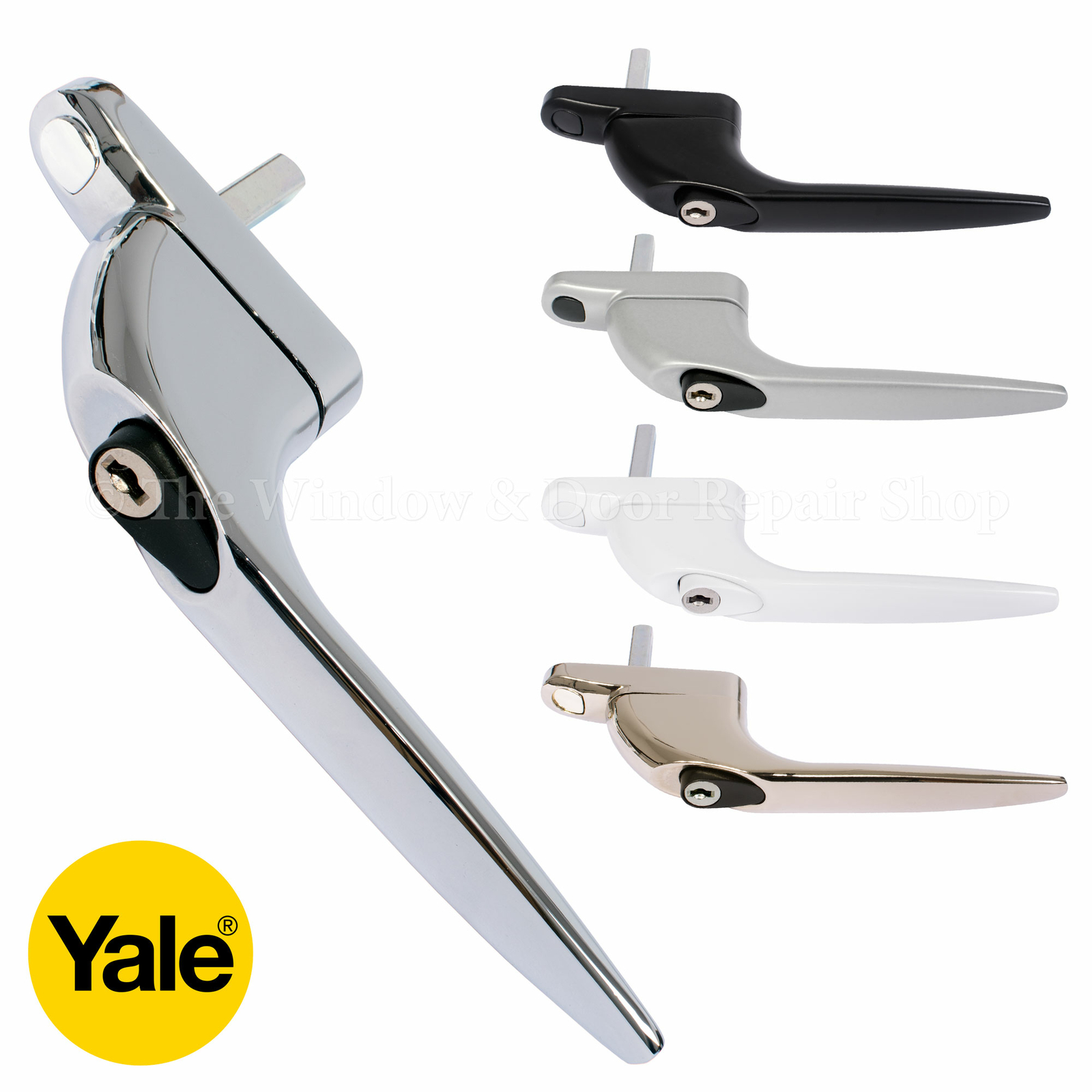 Inline Espag UPVC Window Handle Yale Quartus Universal Double Glazing Locking | eBay UK