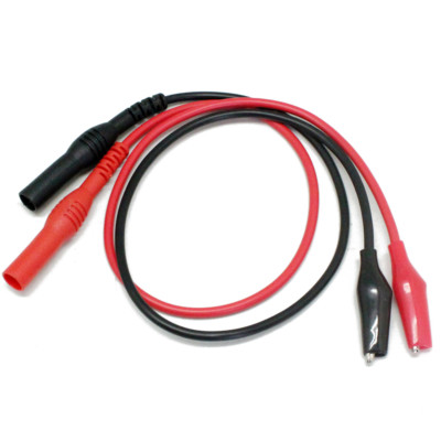 Insulated Alligator clips test leads wire banana plug 4 FLUKE DMM ...