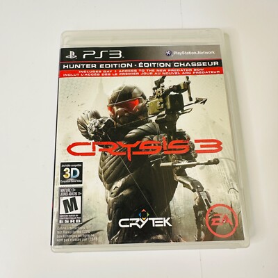 Crysis 3 Hunter Edition (Sony PlayStation 3, 2013 PS3) CIB, Complete ...
