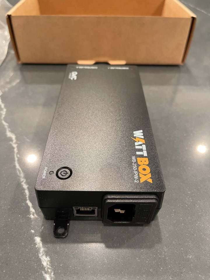 WattBox WB-250-IPW-2 250 Series Wi-Fi Power Strip Surge Protector ...