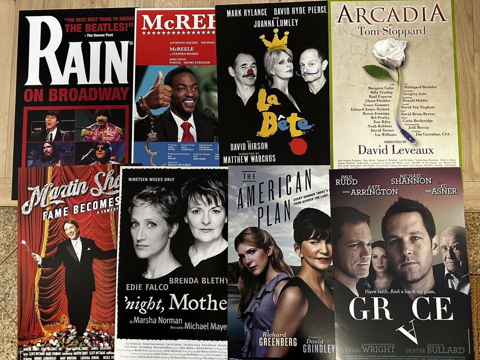 Lot 2 Original Broadway Window Card Poster 14" x 22" | eBay