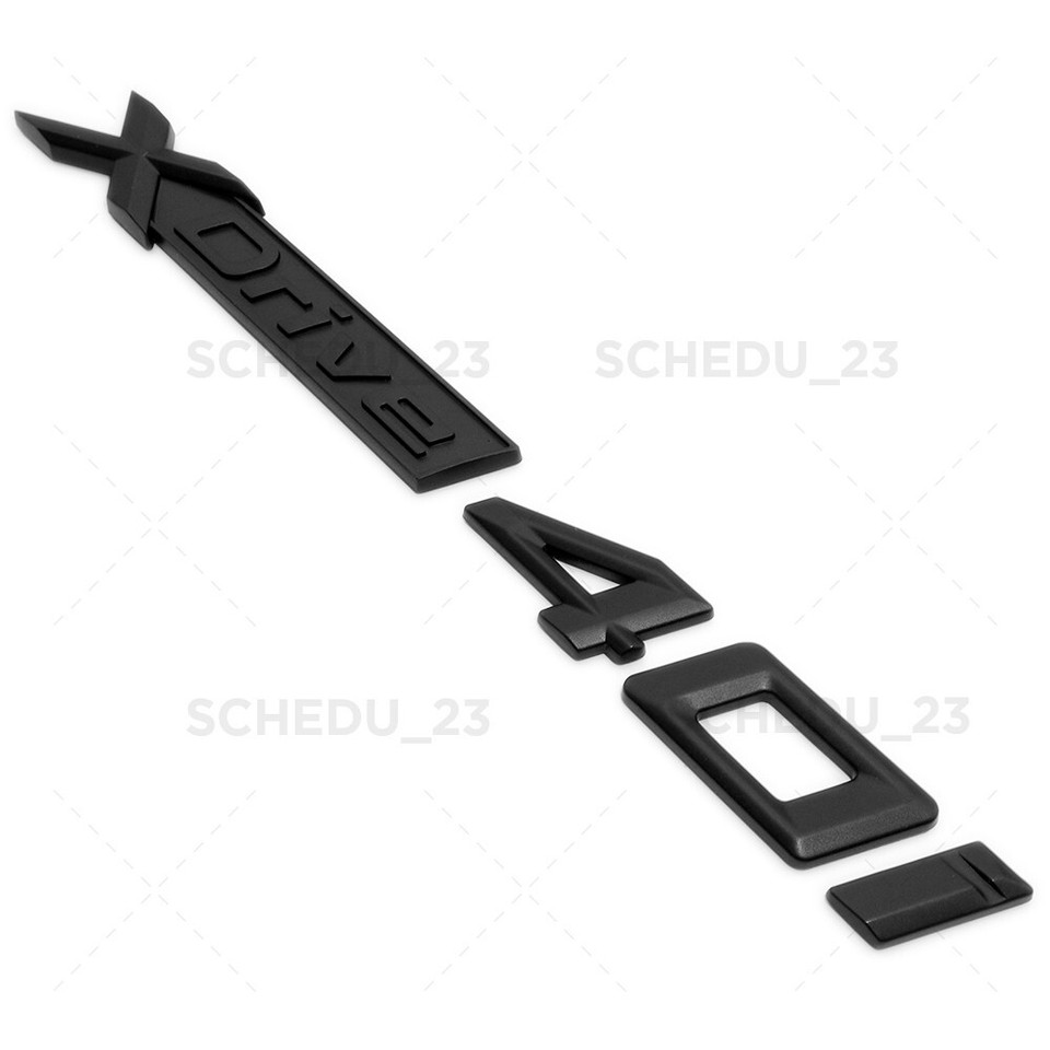 BMW xDrive 40i Side Door Liftgate Emblem Badge M Performance Sport ...