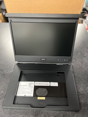 Lenovo 17238BX 1U 18.5-inch LCD Flat Panel Standard Media Console Kit ...