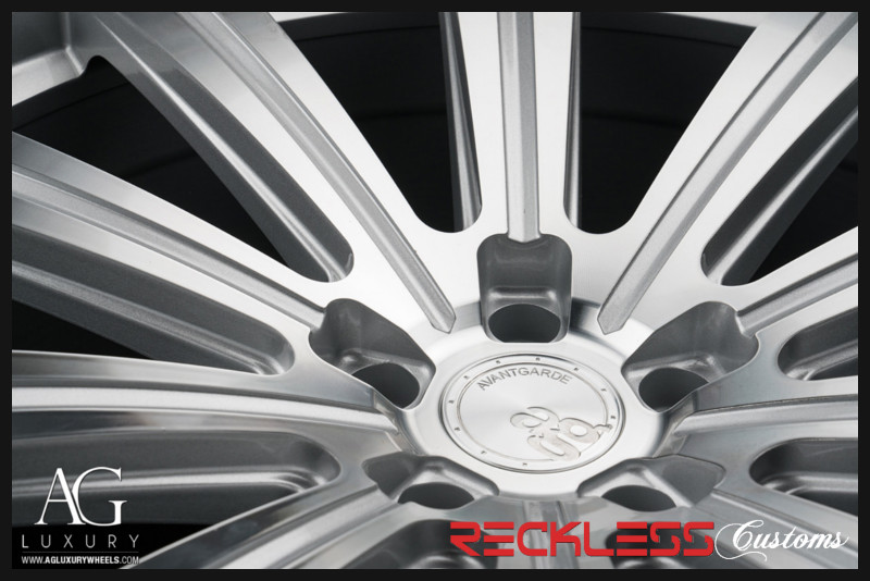 AVANT GARDE 24" VANGUARD SILVER CONCAVE WHEELS RIMS FITS INFINITI FX35 ...