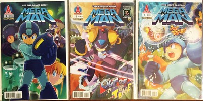LOT 617: MEGA MAN COMIC BOOKS #4-6 2011 (3 Books) Bagged & Boarded VF ...