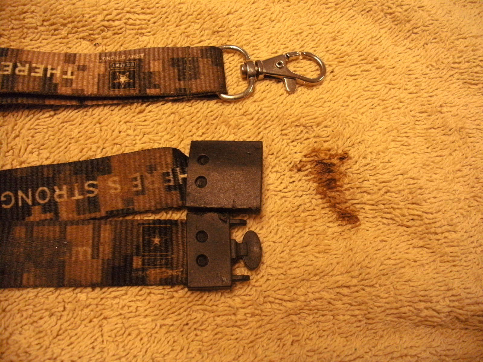 Lot of 3 Used Damaged US Army Army Strong Lanyard, See Pictures for ...