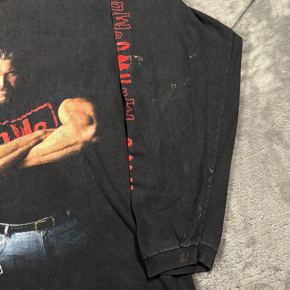 Vintage 1998 nWo Kevin Nash Wolfpac Wrestling T-Shirt Mens Large Black ...