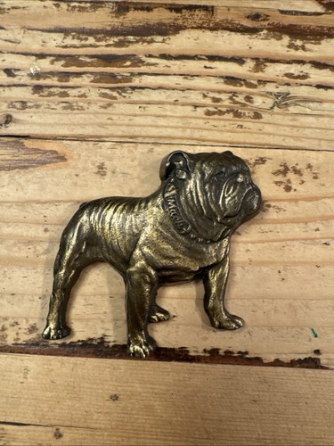 MACK Truck Bulldog Paperweight Metal Dog Tractor Trailer Sign ...