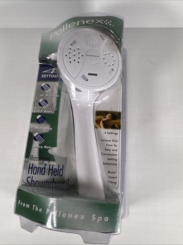 POLLENEX CON AIR MASSAGING HANDHELD HAND HELD SHOWER HEAD DM209X 4 ...