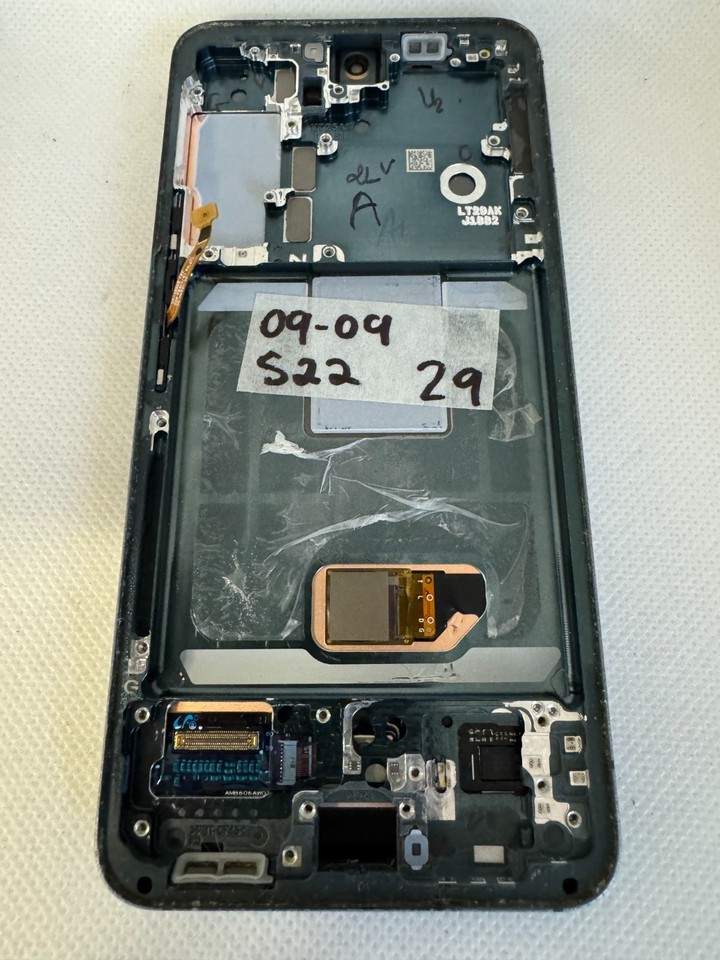 Original Samsung S22 (SM-G901) LCD Screen & Digitizer with Frame Green ...