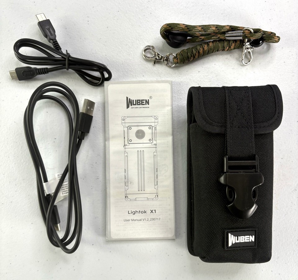 WUBEN X1 12000 Lumens High Power USB C Rechargeable Flashlight With ...