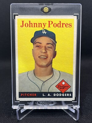 1958 Topps Johnny Podres #120 | MLB Los Angeles Dodgers — CENTERED | eBay