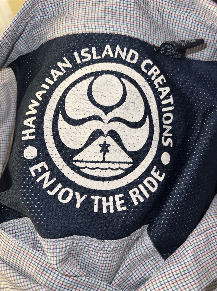 HIC Hawaiian Island Creations Mens Large L Button-up shirt ~ Enjoy The ...