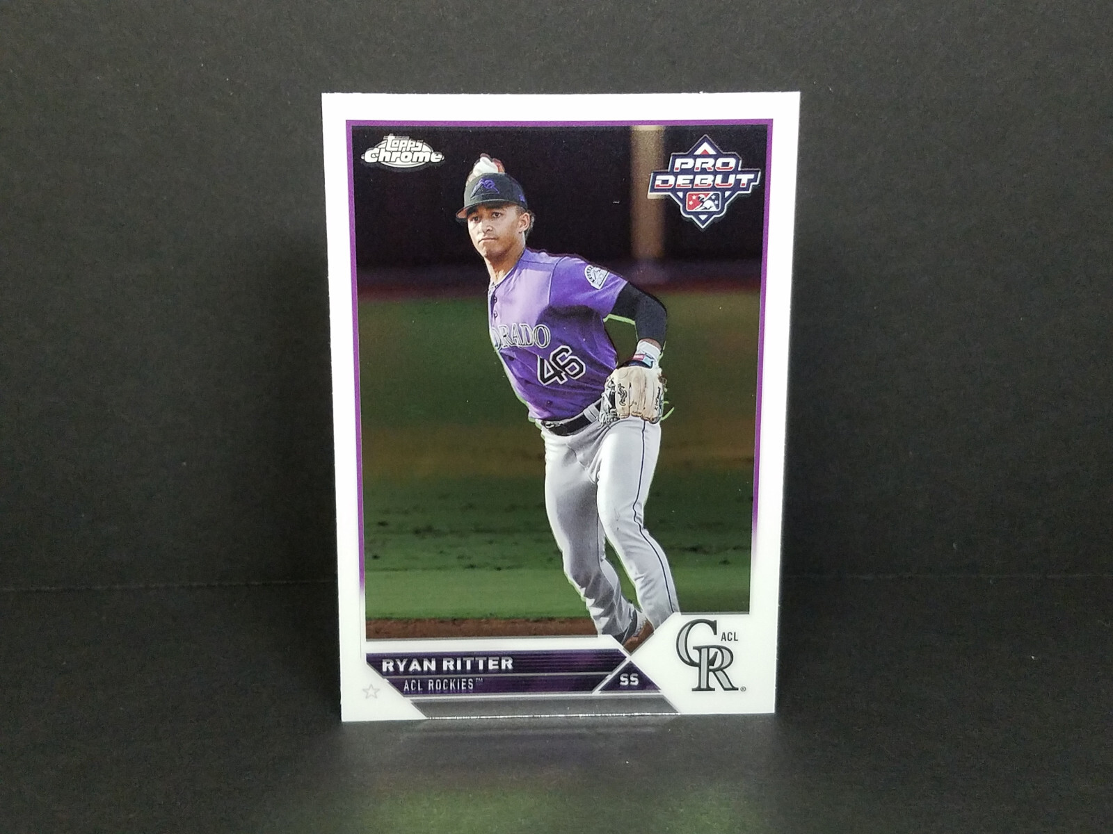 2023 Pro Debut #PDC-122 Ryan Ritter, ACL Rockies - Chrome Parallel | eBay