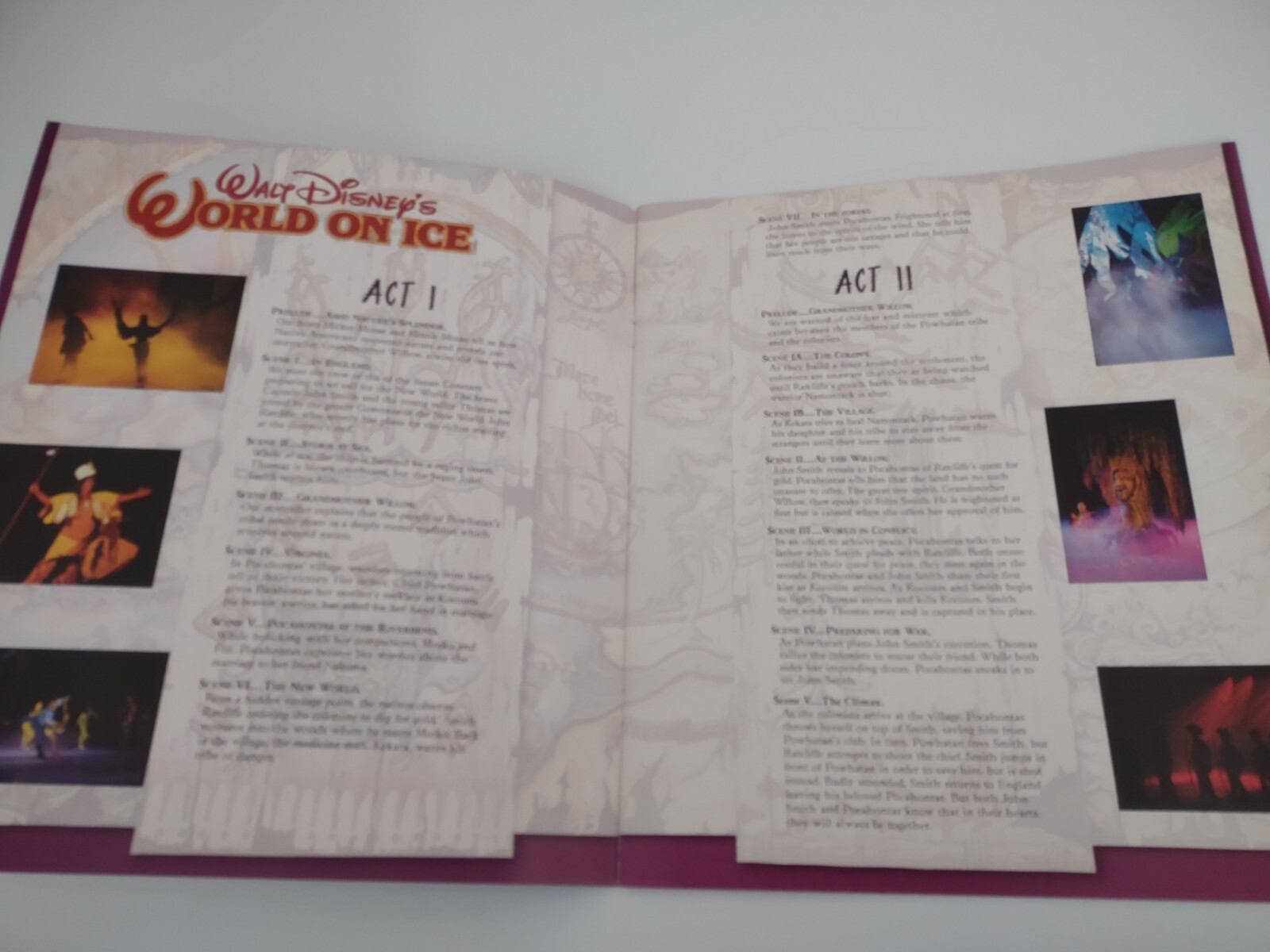 Walt Disney’s World on Ice 1996 The Spirit Of Pocahontas, with tickets ...