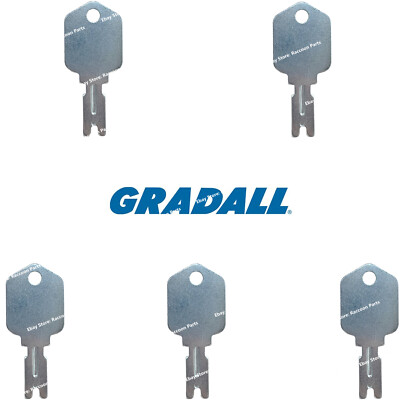 5 Gradall Telehandler ignition keys 7738-4578 91033317 | eBay